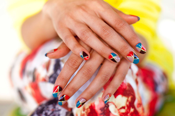 DIY Mosaic Nails! A Tutorial by Madeline Poole | Beautylish