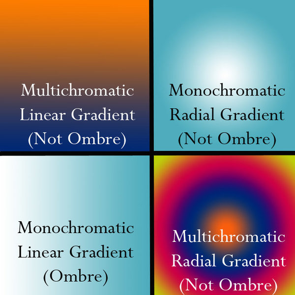 The difference between Ombre and Gradient. | Beautylish