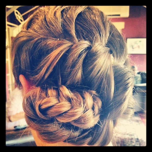 Cornucopia Braid...by Calista Brides Hair & Makeup Artistry | Cali R.'s ...