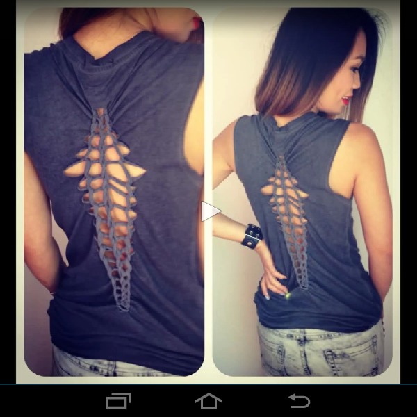 T-Shirt Cutting Ideas. | Beautylish