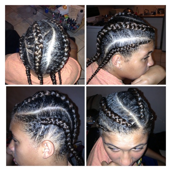 4 cornrows | Micaela M.'s (micaelaskyy) Photo | Beautylish