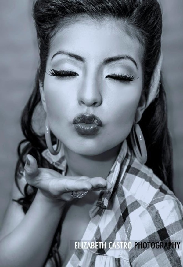 Pin Up Girl Makeup And Hairstyle Mardy Cs Photo Beautylish