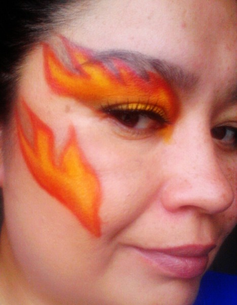 Flames yup I'm on fire! Makeup :-) | Beautylish