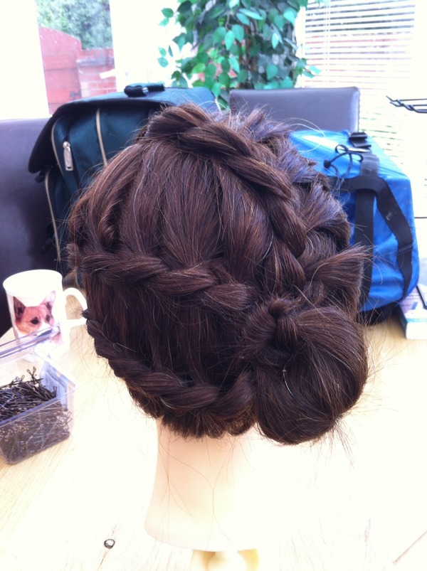 Braided seashell bun | Leanne B.'s (Leanneb) Photo | Beautylish