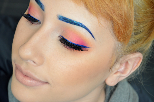 Blue Brows | Rosalina Y.'s (ahitsrosa) Photo | Beautylish
