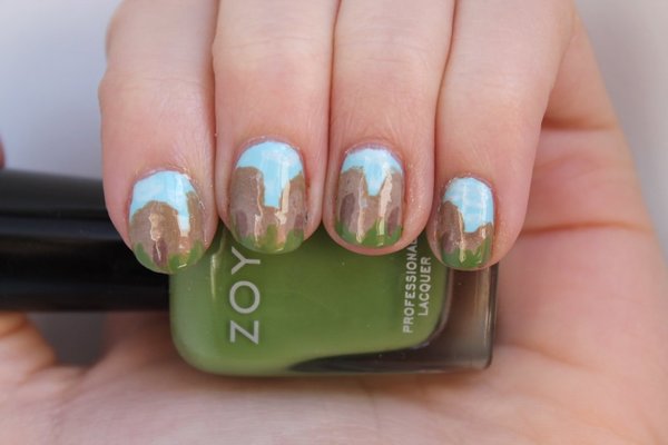 Today's nails - Inca Ruins. | Beautylish