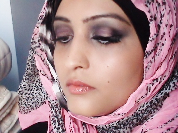 Pink and Black smokey arab look | sehnaz G.'s (sglovemakeup) Photo ...