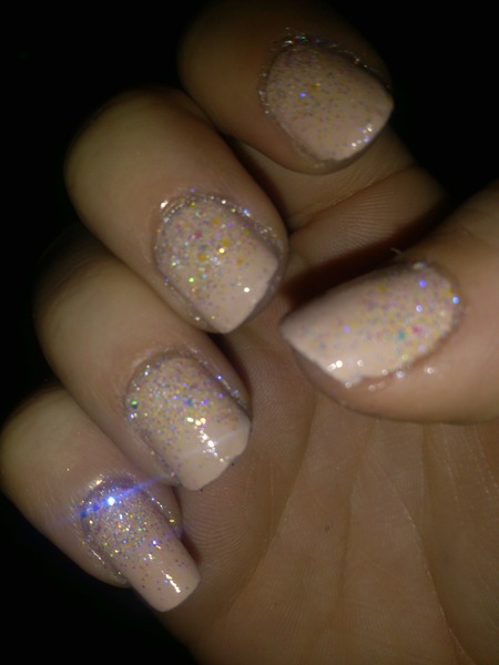 Matte Nude Glitter Gradient Samantha Ss Packapunchpolish Photo Beautylish