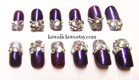 Simple Bling | Katherine A.'s (kawaiiclaws) Photo | Beautylish