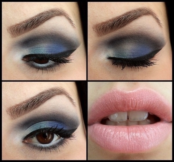 Blue and black eyeshadow combo | Ashley S.'s (ash13y_xoxo) Photo ...