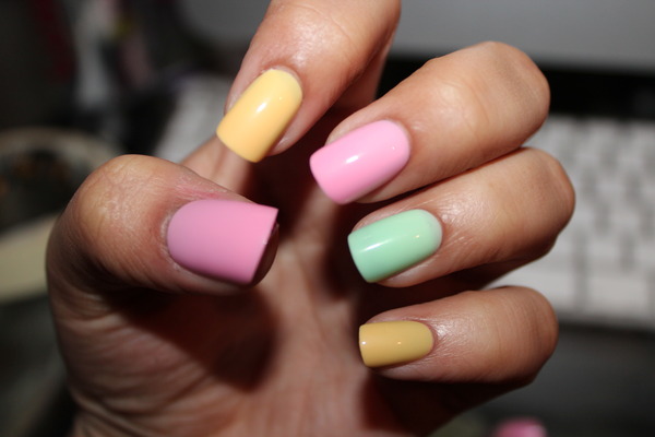 Elegant Touch Sherbet Nails! | Susmi P.'s Photo | Beautylish