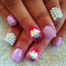 Haha Cupcake Nails | Savannah T.'s Photo | Beautylish
