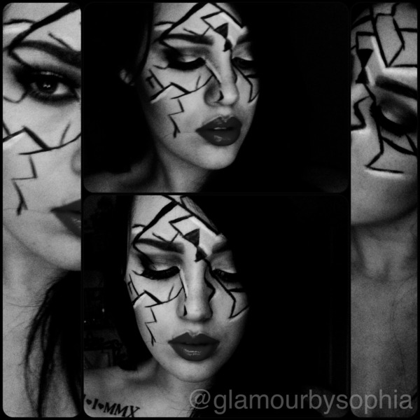 Cracked face makeup | Beautylish