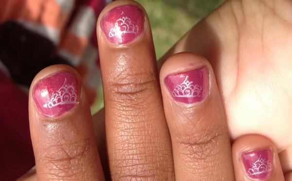 Little girls' princess nails :) | Nicole M.'s (PolishMePlease) Photo ...