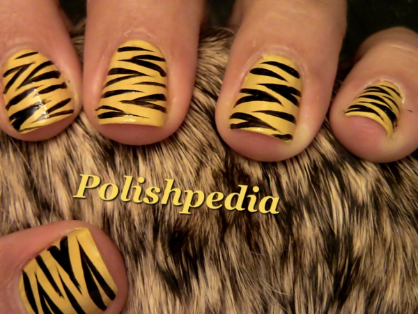 Tiger Nails | Polishpedia X.'s (polishpedia) Photo | Beautylish