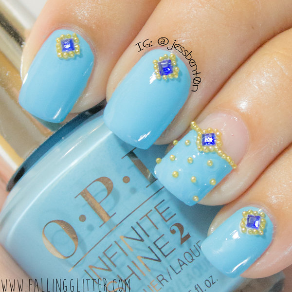 Blue Bling | Jessica B.'s (fallingglitter) Photo | Beautylish