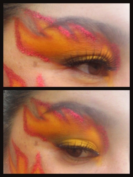 Flames yup I'm on fire! Makeup :-) | Beautylish