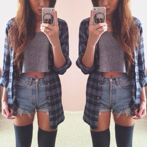 How to rock a flannel?!?! | Beautylish