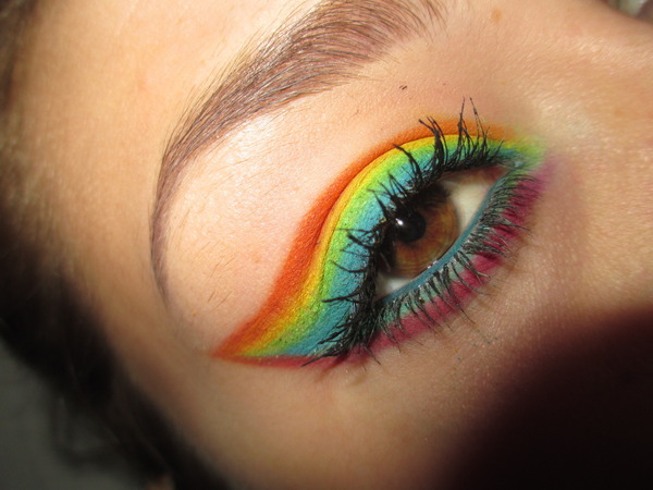 Gay Pride Rainbow Inspired Eyes | Holly N.'s Photo | Beautylish