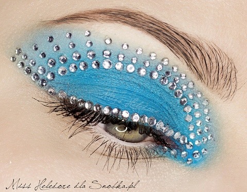 Blue& Rhinestones | Lini M.'s Photo | Beautylish