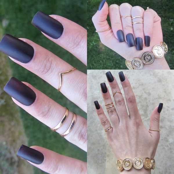 Matte Plum Nails | Alexa W.'s Photo | Beautylish