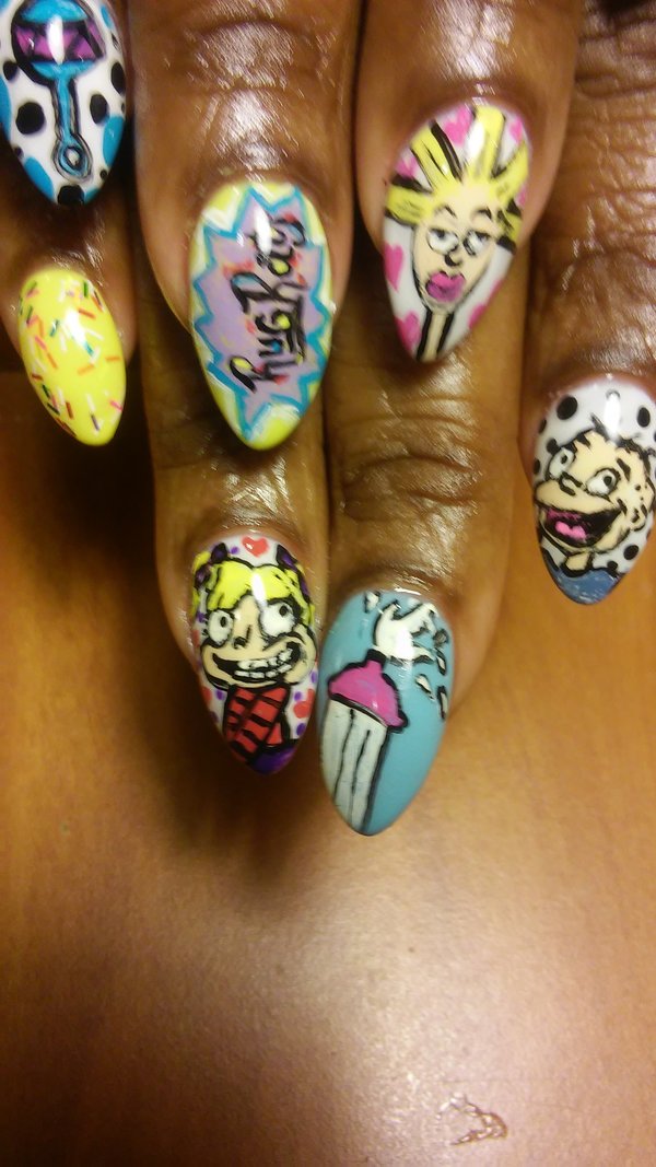 Rugrats nails | Nea R.'s Photo | Beautylish