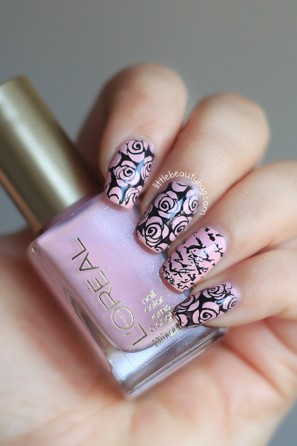 Vintage Rose Nails | Elisa U.'s (elisauc) Photo | Beautylish
