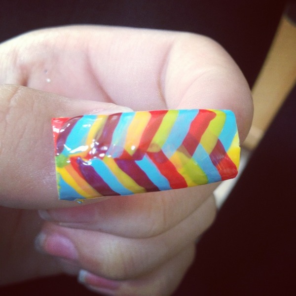 Fishtail nails | Yassie M.'s Photo | Beautylish