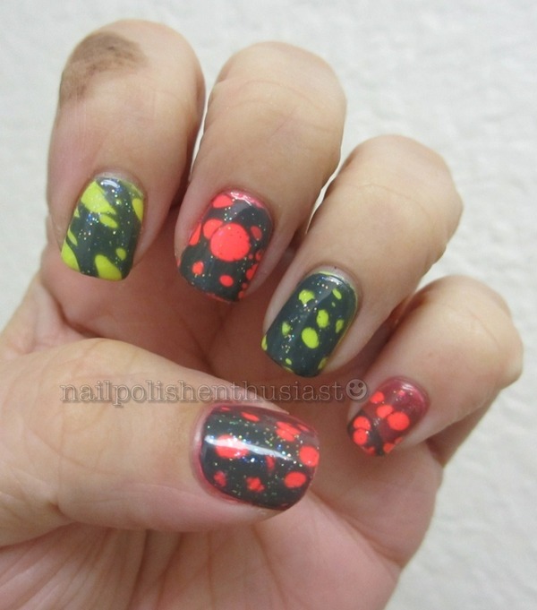 Another Inspired By cutepolish Water Spotted Manicure | Linda V.'s ...