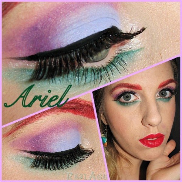 Disney - Ariel inspired makeup | Agnieszka L.'s (RealAguss) Photo ...
