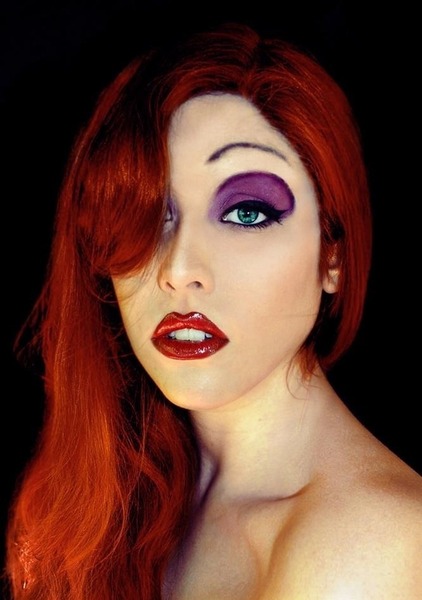 Jessica Rabbit inspired make-up. | Beautylish