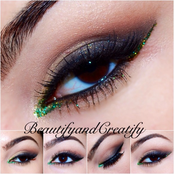Subtle smokey with pop of glitter | Beautify and Creatify D.'s ...