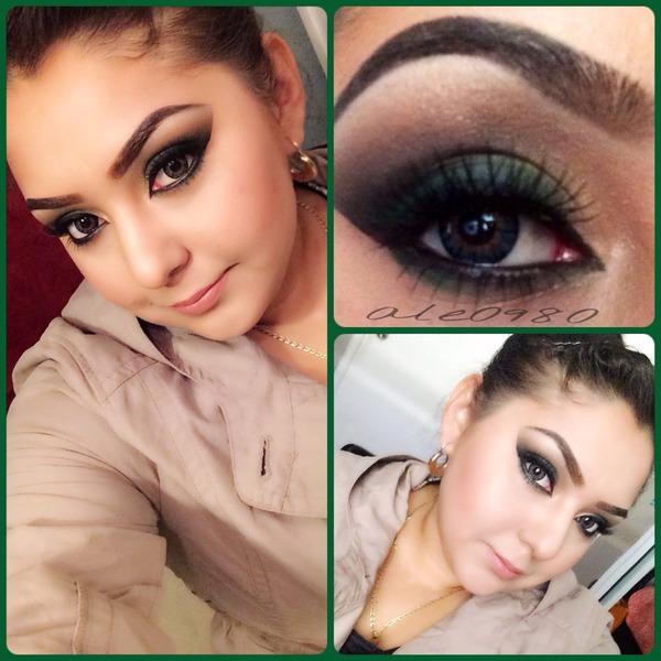 Smoky green eye | Ale O.'s (Makeupbyalee09) Photo | Beautylish