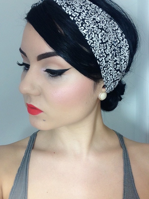 Pin-up look using Lime Crime's Suedeberry Velvetine. | Angelina M.'s ...