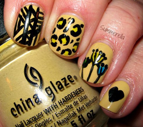 Mix N Match Mani | Summer A.'s (wonderland-nails) Photo | Beautylish