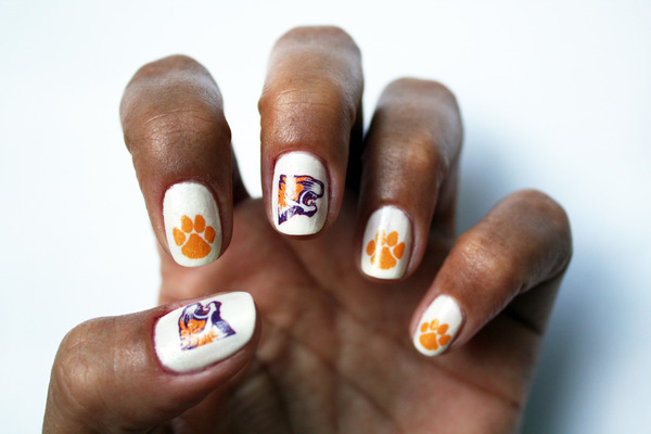 Clemson Tigers Nail Art Decals | Shelby R.'s Photo | Beautylish