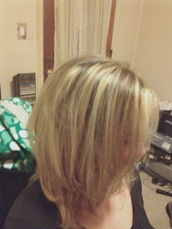 High light low light haircut and blow dry by Christy Farabaugh ...