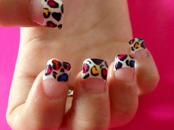 Multi coloured leopard print tips | Melissa M.'s Photo | Beautylish