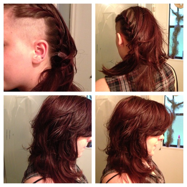 Beautiful side cut 💜💚💜 | Blaine G.'s Photo | Beautylish