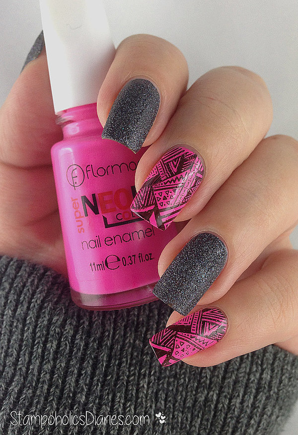 Neon Aztec Nails | Nataschafrankfurt ..'s Photo | Beautylish