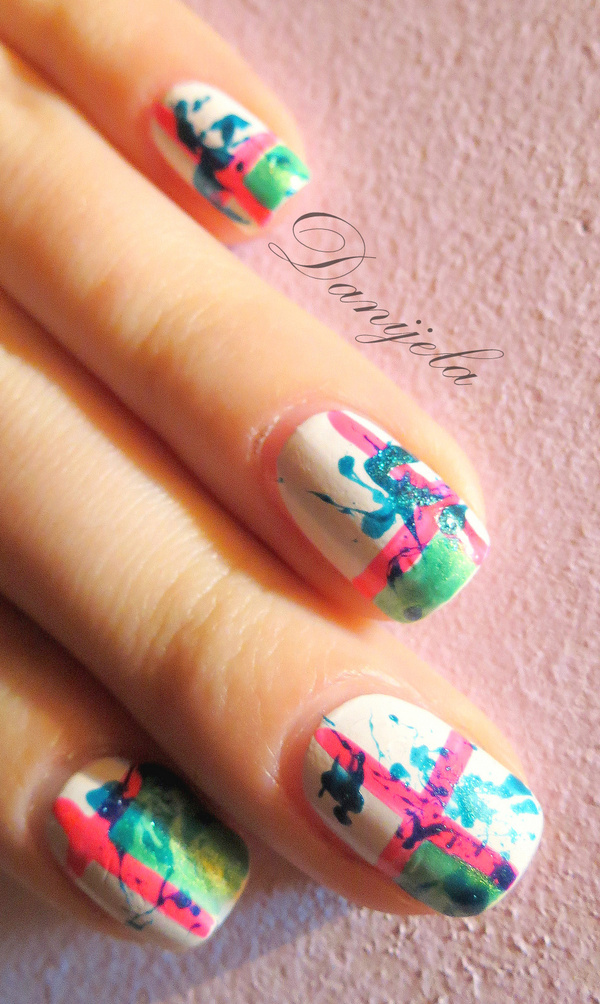 Random, colorful nails | Danijela V.'s (danijelav) Photo | Beautylish
