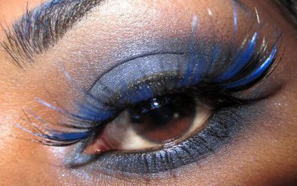 Blue lashes! | Shanti G.'s Photo | Beautylish