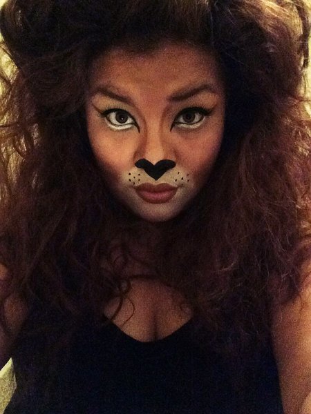 Lioness Halloween makeup look! | Beautylish