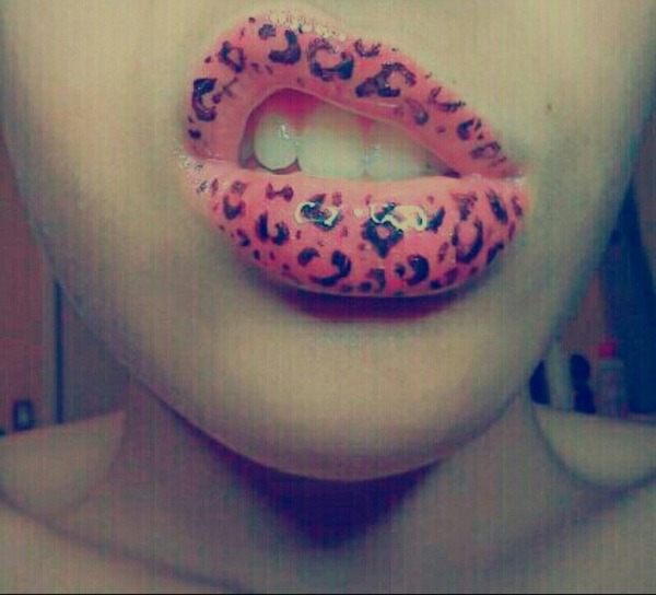 leopard print lips | Daniela R.'s Photo | Beautylish