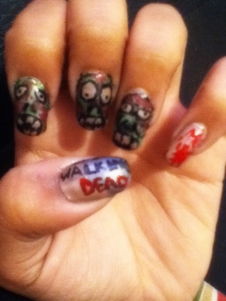 The Walking Dead (NAIL ART) | Beautylish