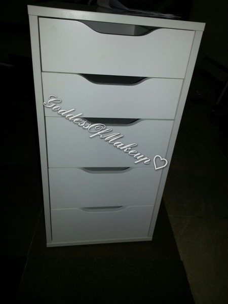 The famous Alex Drawer from IKEA. | Beautylish