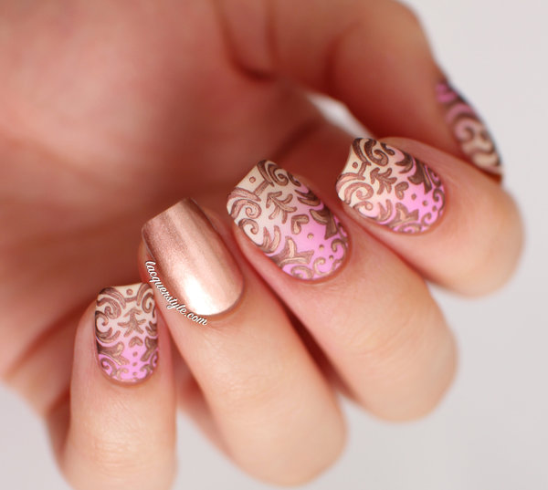 Romantic Baroque Nails | Kristin G.'s (kgrdnr) Photo | Beautylish