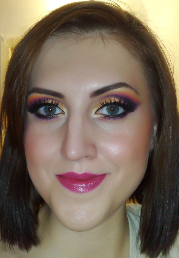 "Indian Bridal" inspired makeup http://www.staceymakeup.com/2011/11 ...