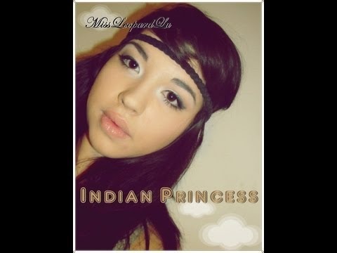 INDIAN PRINCESS - makeup video by MissleopardLu | missLeopardLu Video ...