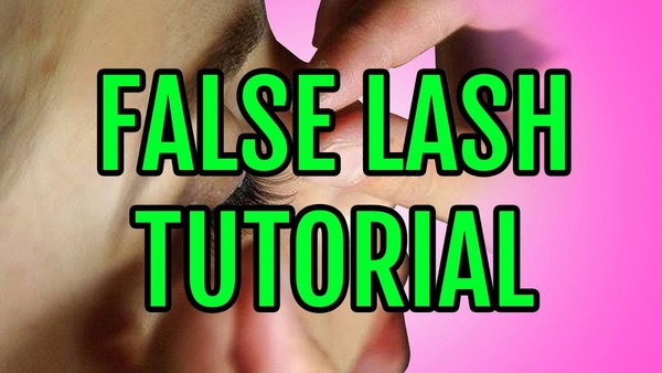 False Eyelash Application Tutorial - How To Apply False Lashes ...